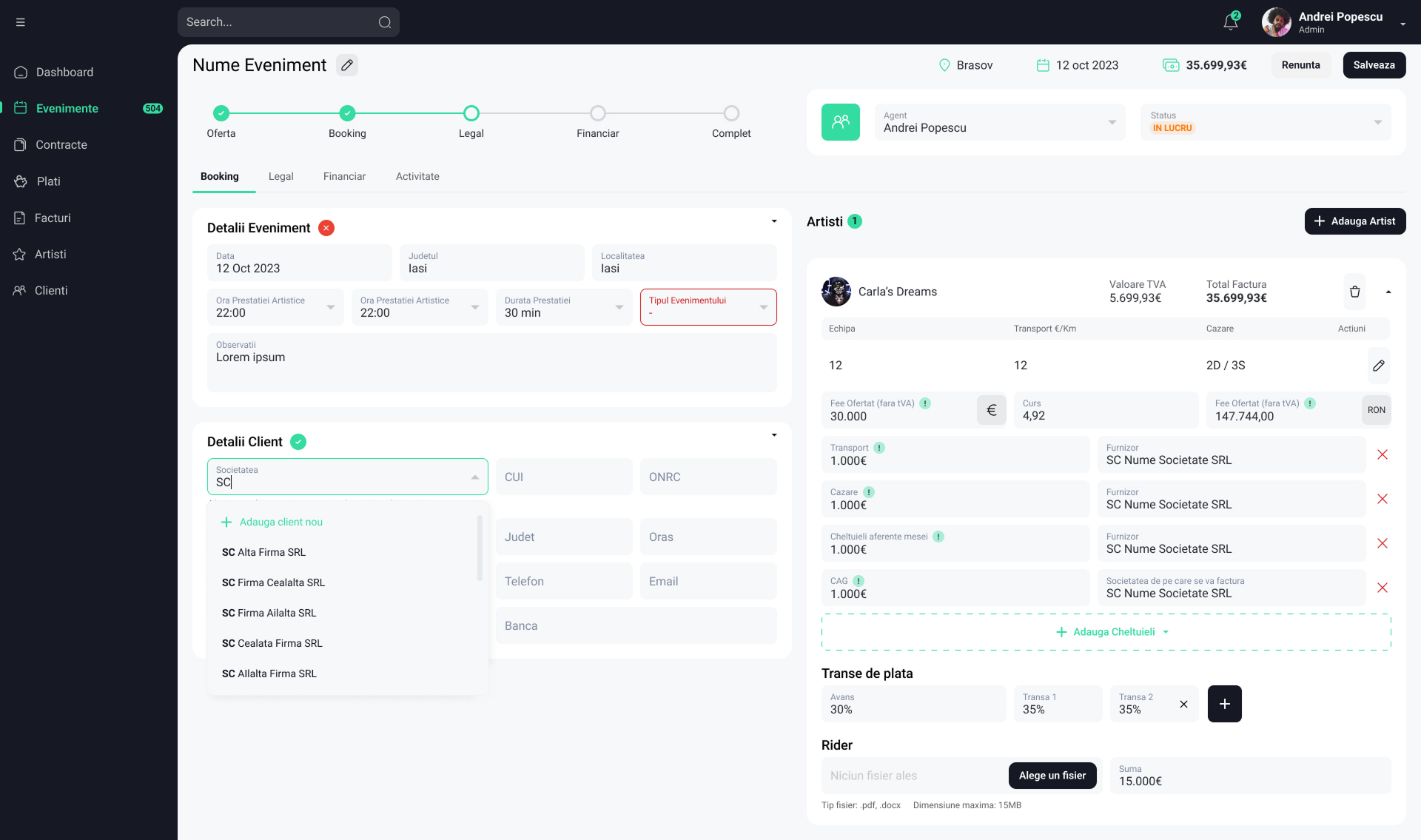 Case study: how we designed a complex event management app